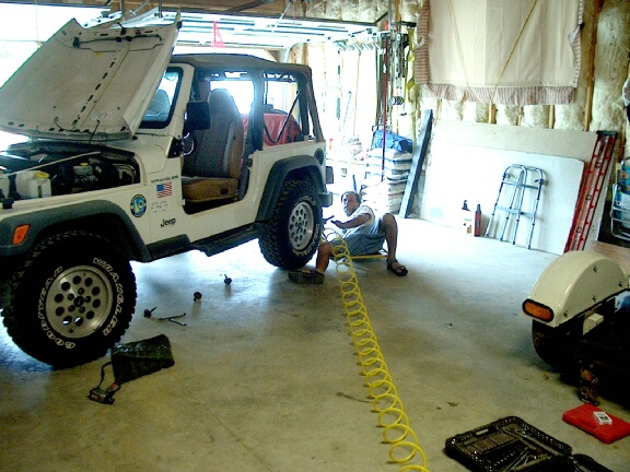 Sunday Wrenching at JeepRubicon's - Trail Runs and Gatherings ...
